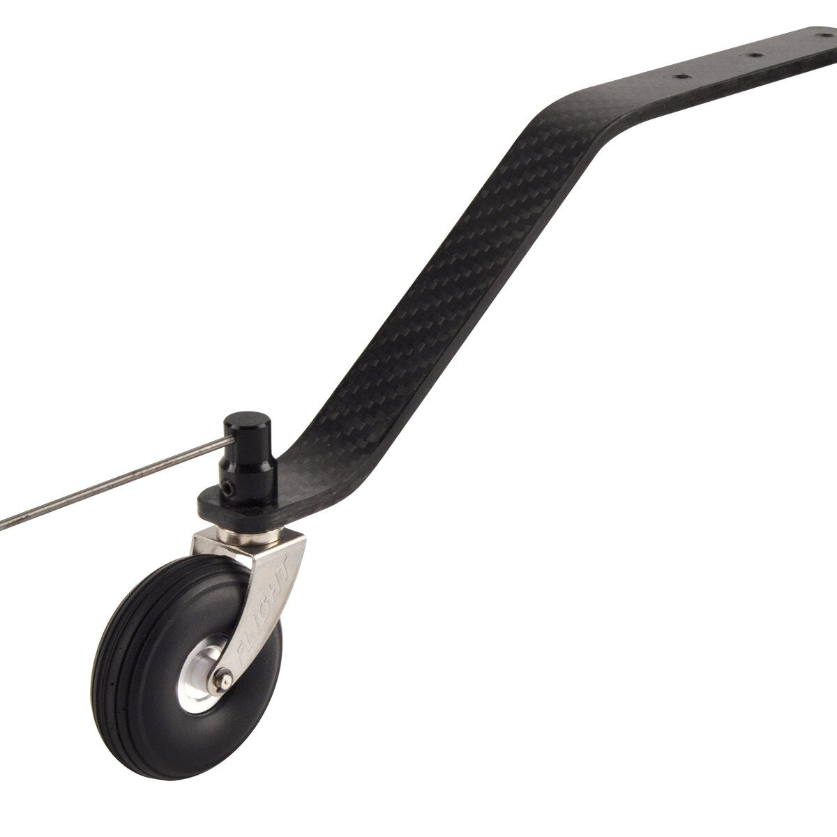 1Pc ZYHOBBY Carbon Fiber Tail Landing Gear with Wheel 30CC 50CC 100CC 150CC for RC Fix Wing ...