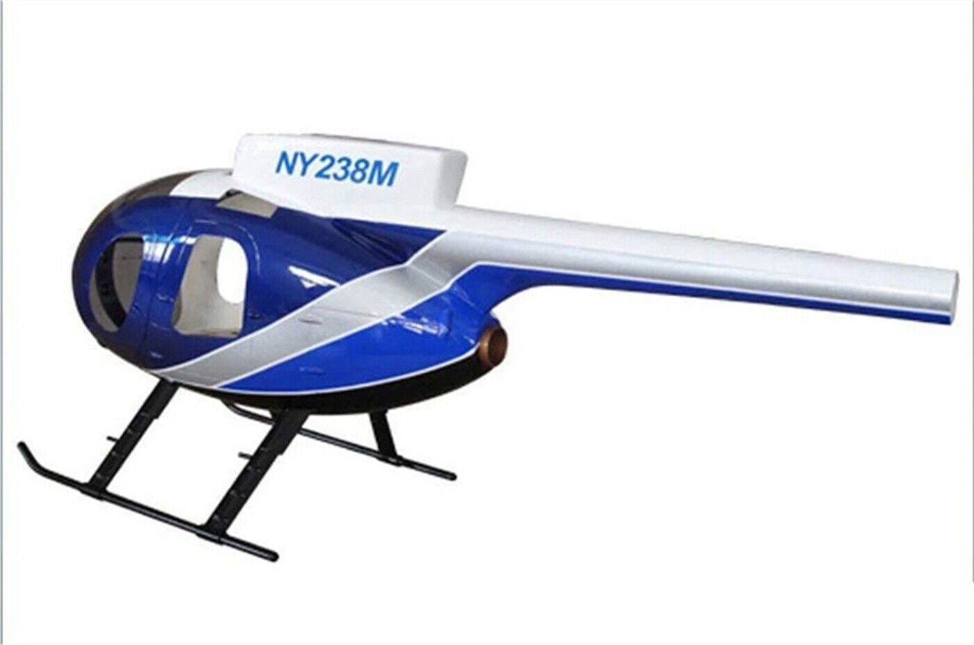 250 Size Police RC Helicopter MD500D Pre-Painted Fuselage for Align T ...