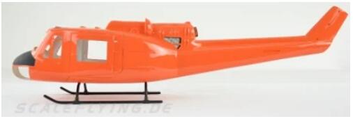 450 Size RC ROBAN Model Bell UH-1A Huey Glass Fiber Scale Fuselage RC ...