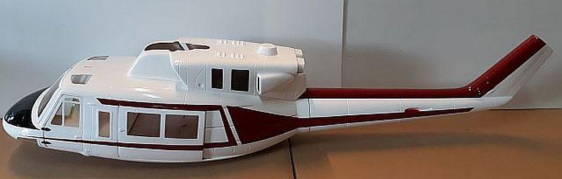 450 Size RC ROBAN Model Bell UH-1A Huey Glass Fiber Scale Fuselage RC ...