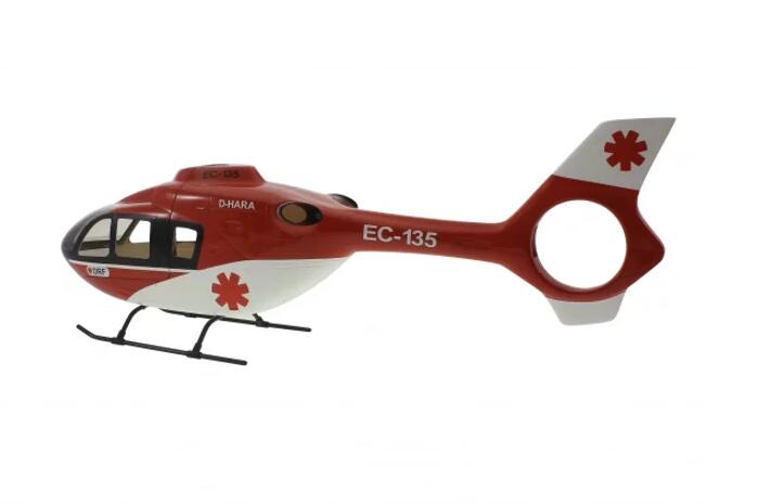 450 Size EC135 Pre-Painted Helicopter Fuselage RC Copter Body RC Roban ...