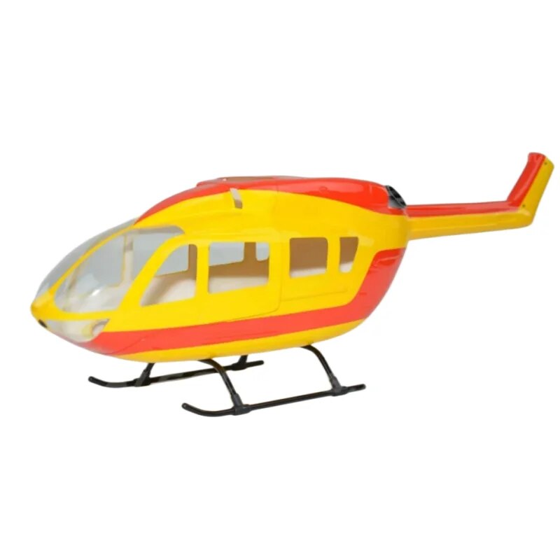 450 Size EC145 Helicopter Scale Fuselage Glassfiber Shell RC Copter B ...