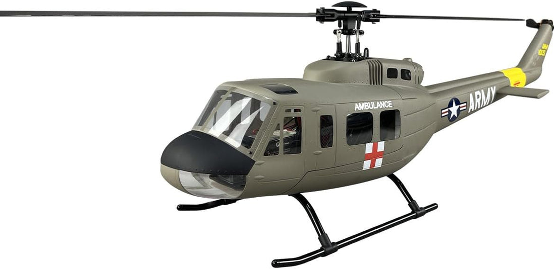 RC Helicopter Roban 470 Size UH-1D ARF RC Helicopter Model 2.4G GPS E ...