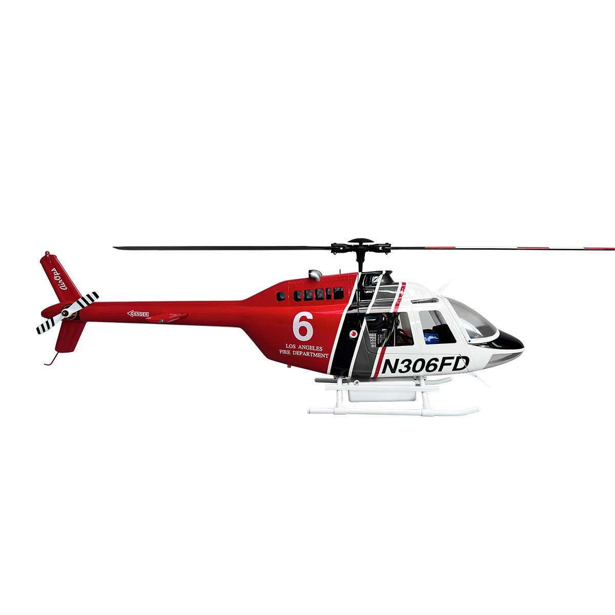 Roban 470size Bell-206 RC Helicopter 470-Class Model, GPS Mode RTF Ver ...