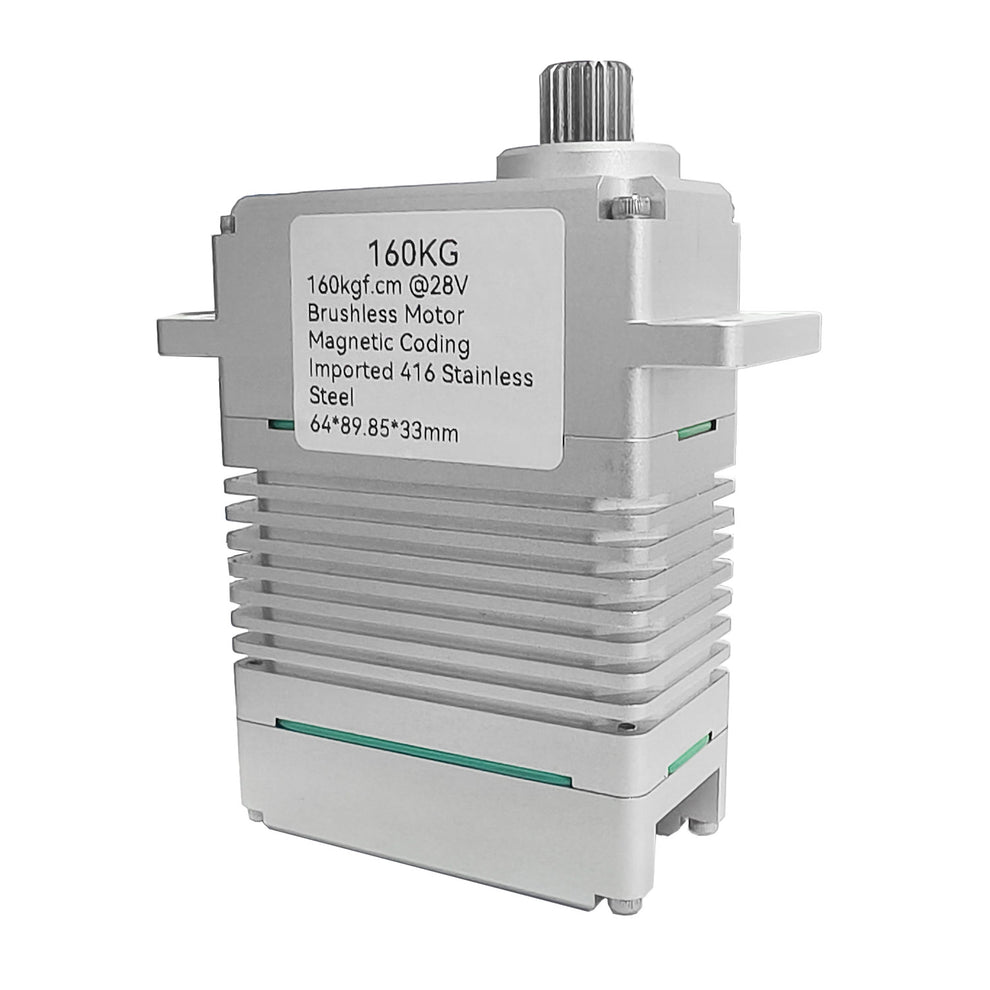 160KG High Torque Brushless Motor waterproof Alu alloy case 220° DIGI ...