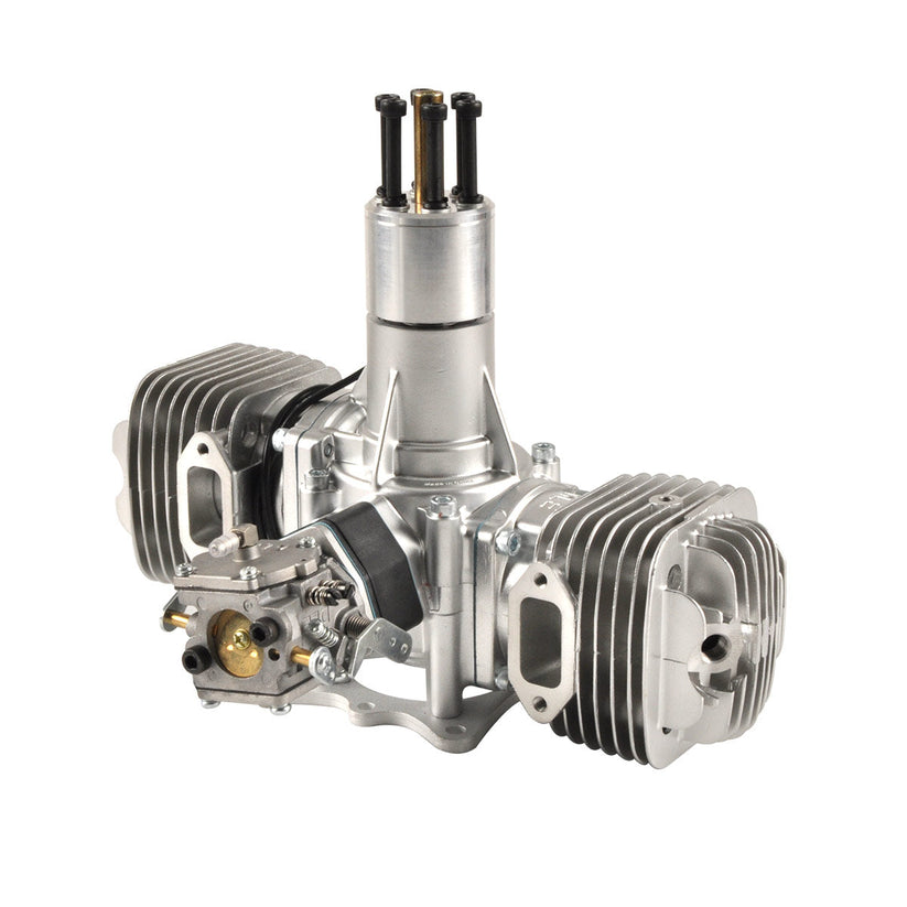DLE 120CC Twin Cylinder Two Stroke Side Exhaust Gasoline Engine for R ...
