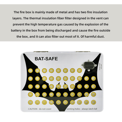 Fireproof Aluminum Box Explosion-Proof Lithium Battery Safety Suitcas ...
