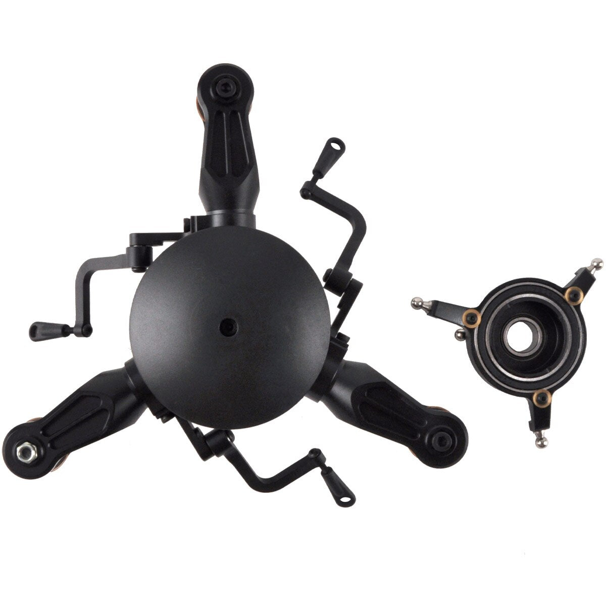 Metal Rotorhead 10mm Swashplate 3-Blades 4-Blades 5-Blades for 600 Size ...