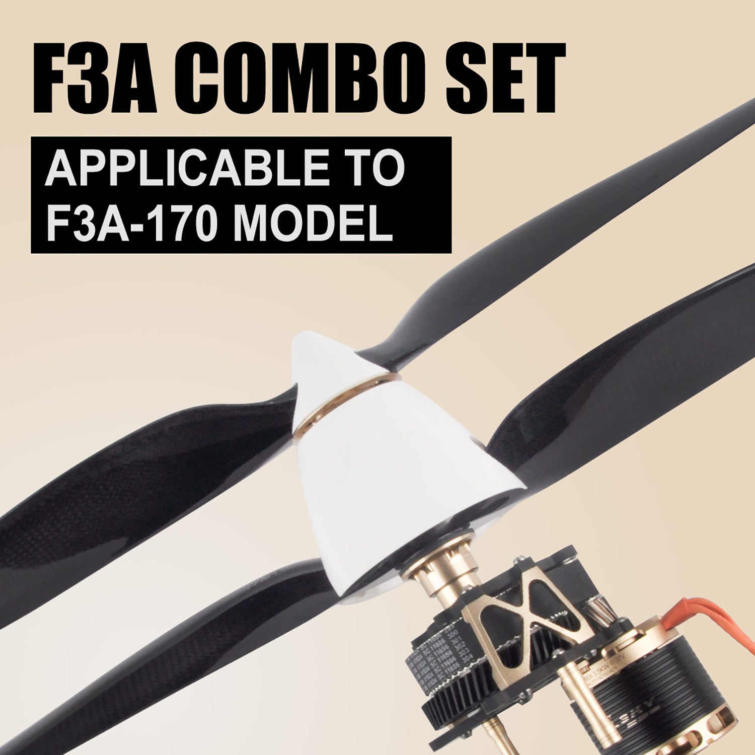 Dualsky Coaxial Twin Prop Power System Set for F3A-170 RC Co-Axial Ae ...