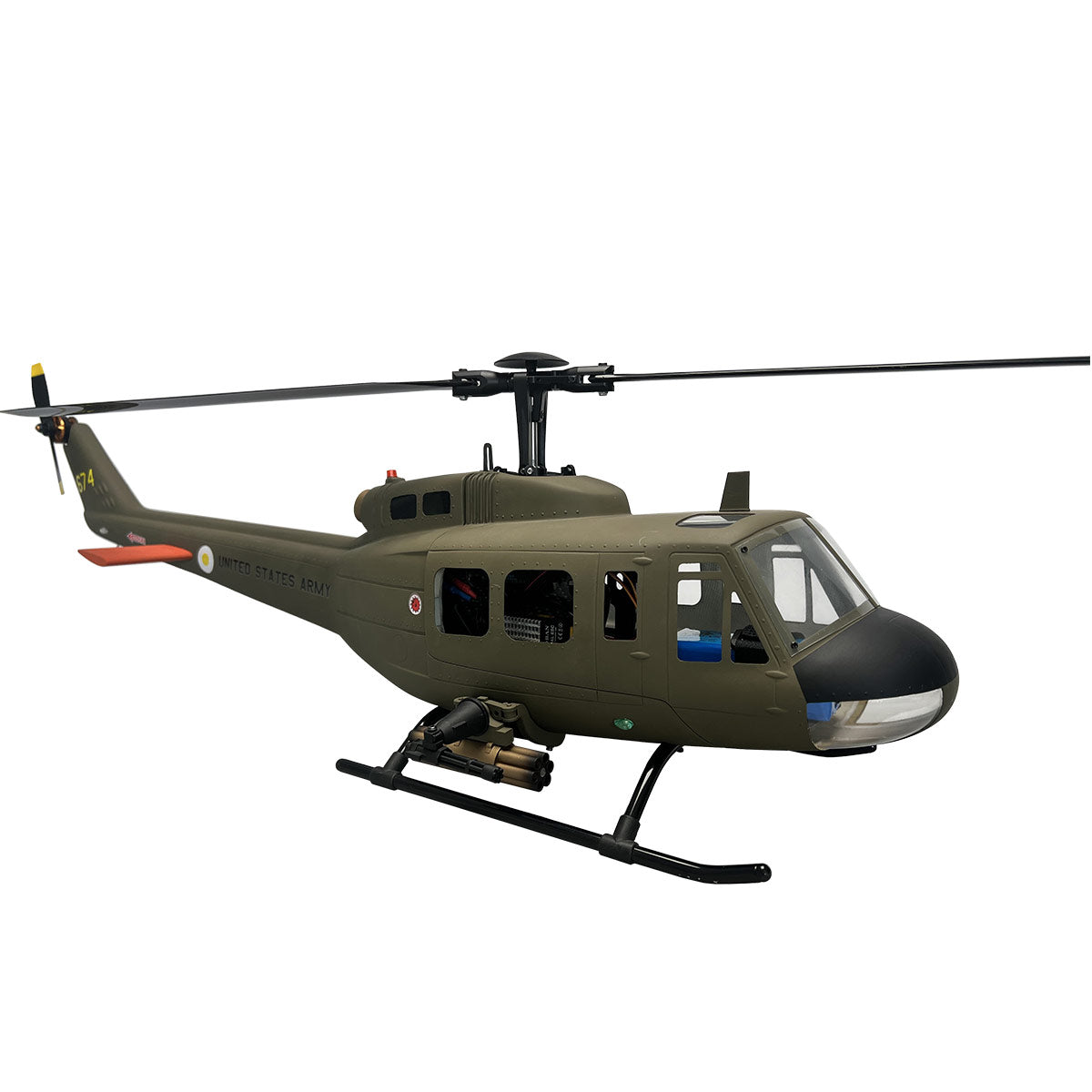 RC Helicopter Roban 470 Size UH-1D ARF RC Helicopter Model 2.4G GPS E ...