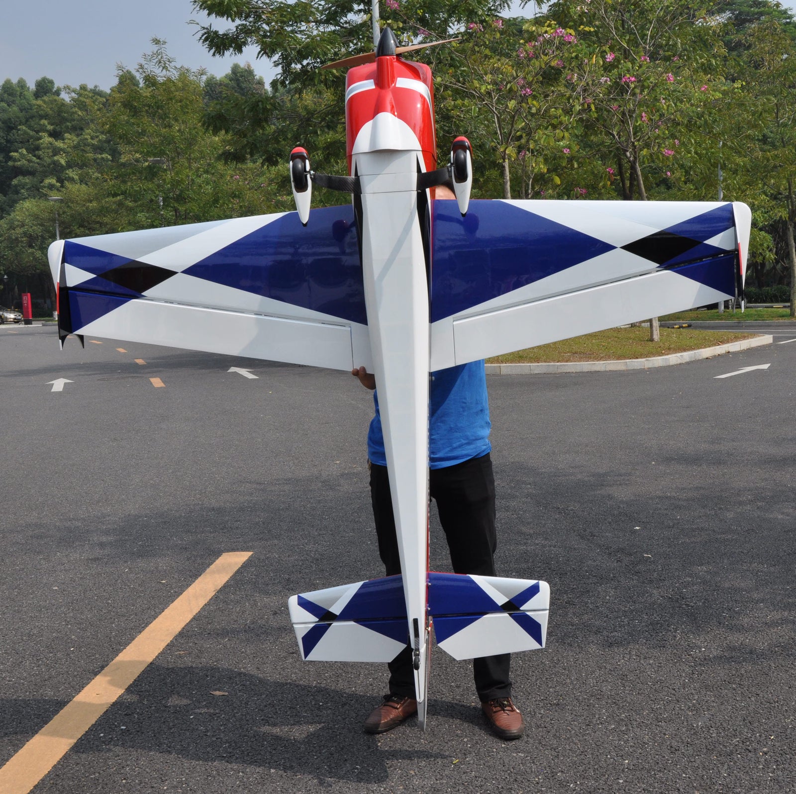 Gasoline Airplane 76" 35-40CC Votec 322 Balsa Wood 3D Plane Model ARF